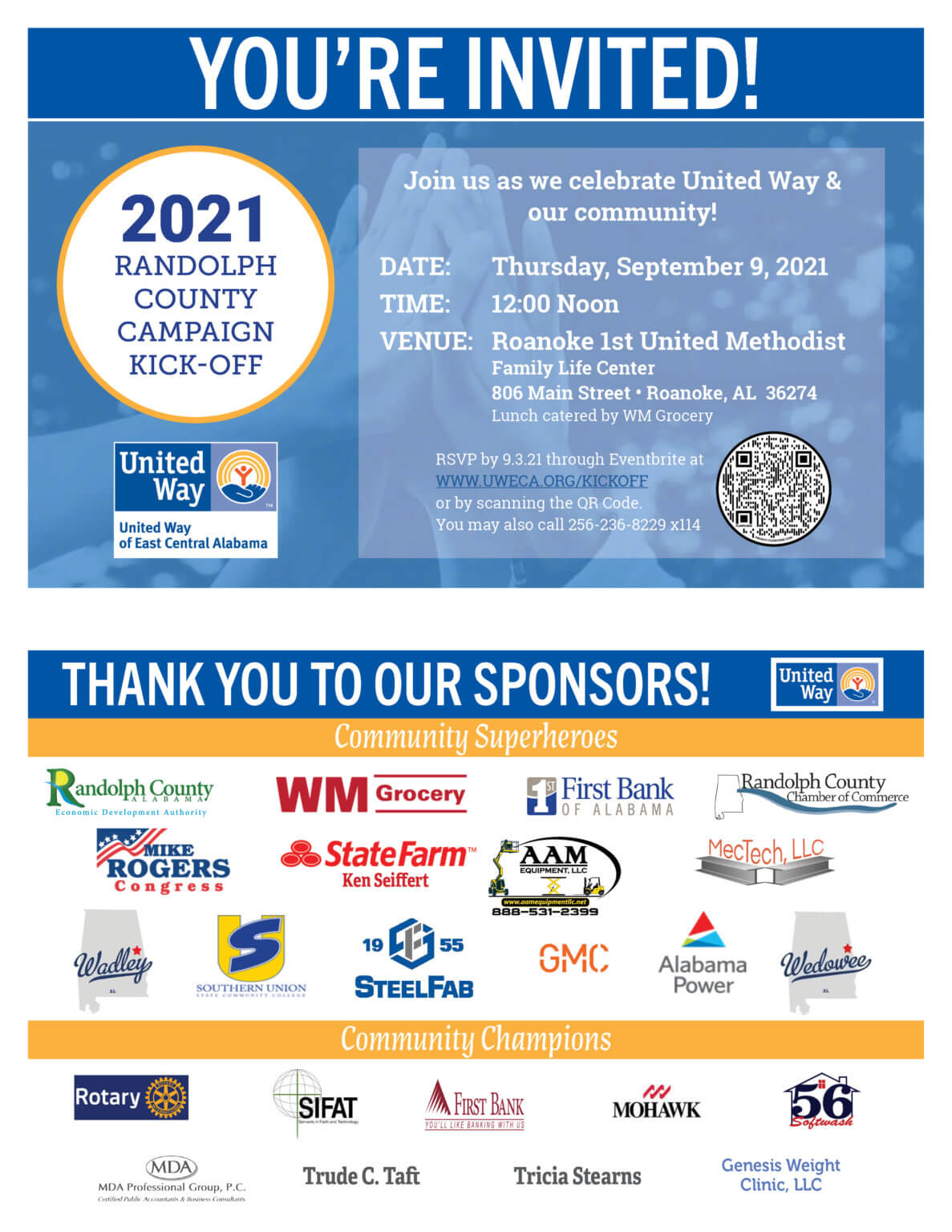 United Way's Campaign Kickoff Event - United Way of East Central Alabama